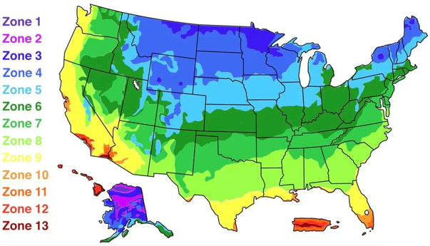 Interactive USDA Grow Zone Map Find Seeds Tool Plant Hardiness ...